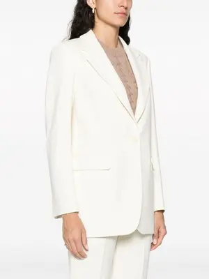 P.a.r.o.s.h Single-breasted Blazer - White