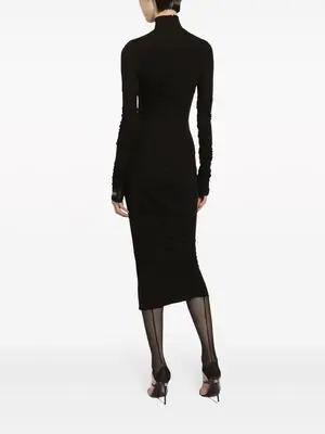Dolce & Gabbana Midi Lace-panel Dress