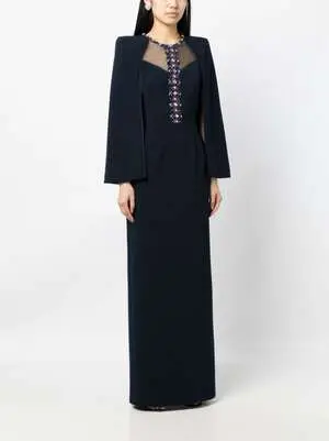 Jenny Packham Lucille Crystal-embellished Dress