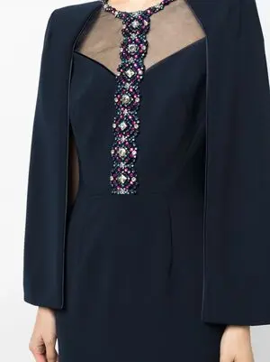 Jenny Packham Lucille Crystal-embellished Dress