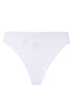 MARINE SERRE Crescent Moon Organic-cotton Briefs - White