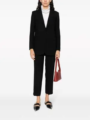 P.a.r.o.s.h Tapered-leg Tailored Trousers - Black