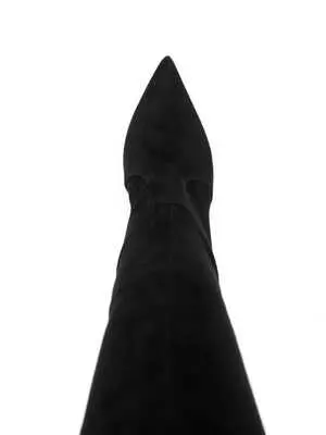 Casadei Blade 115mm Above-knee Suede Boots