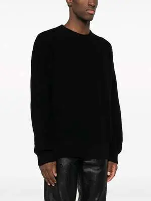 MARINE SERRE Ribbed-knit Wool Jumper