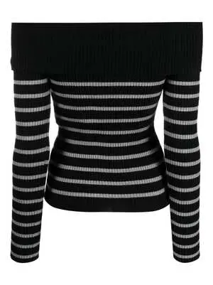 SEMICOUTURE Striped Virgin Wool Jumper