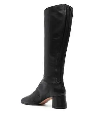 AQUAZZURA Saint Honore 50 Leather Knee-high Boots