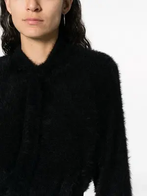 Alberta Ferretti Brushed-effect Cardigan
