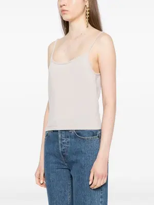 TEDDY CASHMERE Rapallo Knitted Top - Grey