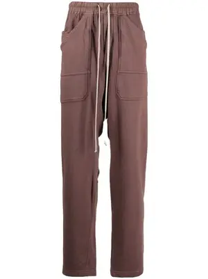Rick Owens Drawstring-waistband Drop-crotch Trousers