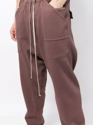 Rick Owens Drawstring-waistband Drop-crotch Trousers