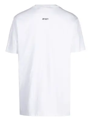 OFF DUTY Split Logo-print T-shirt