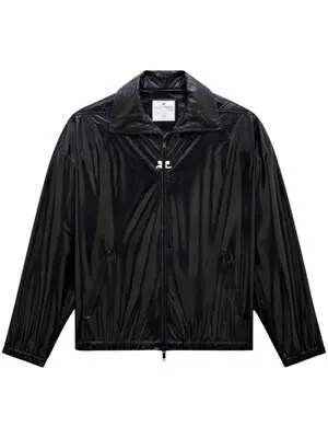 COURREGES Logo-print Zipped Lightweight Jacket