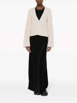 Calvin Klein Draped High-waist Maxi Skirt