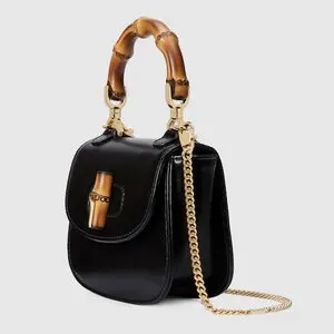 Gucci Bamboo 1947 Nano Bag - Black Leather