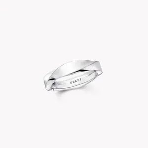 Graff Spiral Band - White Gold