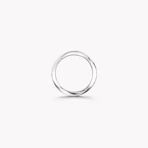 Graff Spiral Band Ring 3.5mm - White Gold