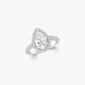 Graff Constellation Pear Shape Diamond Engagement Ring - White Gold