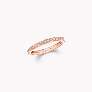 Graff Laurence Signature Diamond Band - Rose Gold