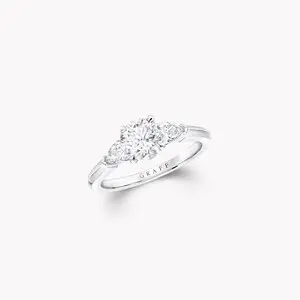 Graff Promise Round Diamond Engagement Ring - Platinum
