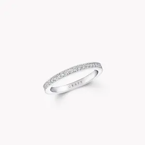 Graff Thread Set Diamond Wedding Band - Platinum