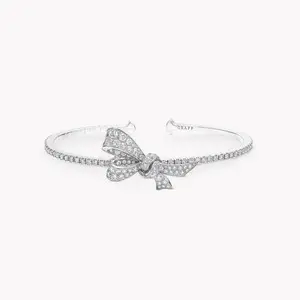 Graff Tilda’s Bow Diamond Bangle - White Gold