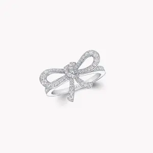 Graff Tilda's Bow Mini Diamond Ring - White Gold