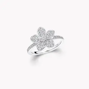 Graff Wild Flower Diamond Ring - White Gold