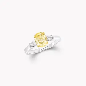 Graff Promise Engagement Ring - Platinum And Yellow Gold