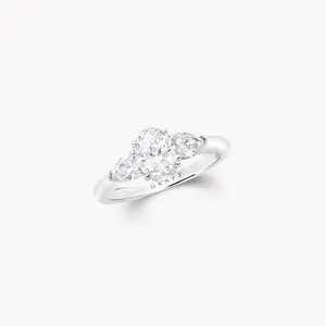 Graff Promise Oval Diamond Engagement Ring - Platinum
