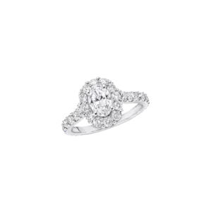 Graff Icon Oval Diamond Engagement Ring - White Gold