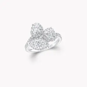 Graff Icon Multi-shape Diamond Ring - Platinum