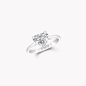 Graff Paragon Heart Shape Diamond Engagement Ring - Platinum