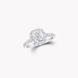 Graff Icon Cushion Cut Diamond Engagement Ring - White Gold
