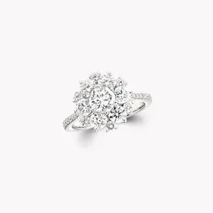 Graff Classic Round Diamond Cluster Ring