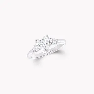 Graff Promise Heart Shape Diamond Ring - Platinum