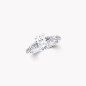 Graff Legacy Emerald Cut Diamond Ring - Platinum