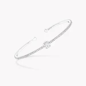 Graff Laurence Signature Diamond Bangle - White Gold