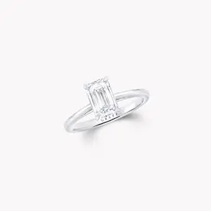 Graff Paragon Emerald Cut Diamond Ring - Platinum