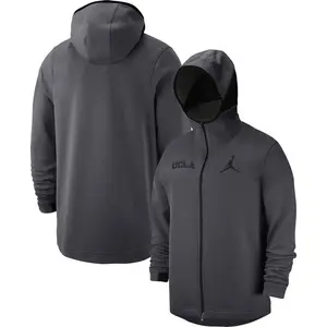 JORDAN BRAND Nike Ucla Bruins Tonal Showtime Full-zip Hoodie Jacket - Anthracite
