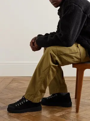 Diemme Cornaro Rubber-trimmed Suede Sneakers