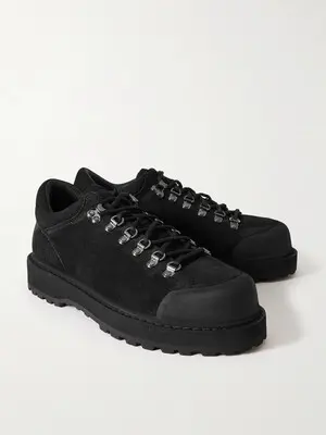Diemme Cornaro Rubber-trimmed Suede Sneakers