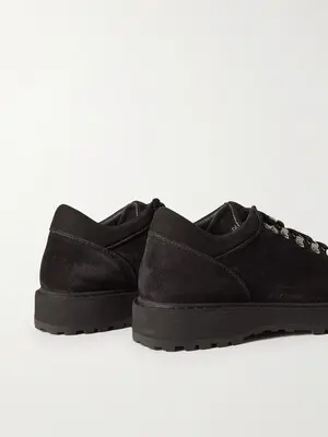 Diemme Cornaro Rubber-trimmed Suede Sneakers