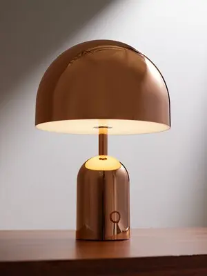 TOM DIXON Bell Portable Copper-tone Led Lamp