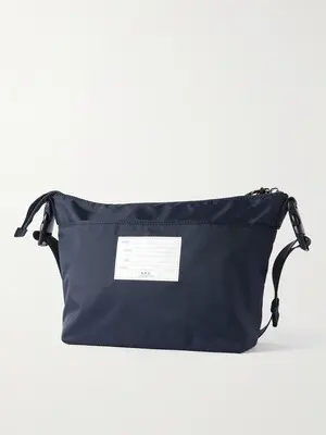 A.p.c. Trek Shell Messenger Bag - Blue
