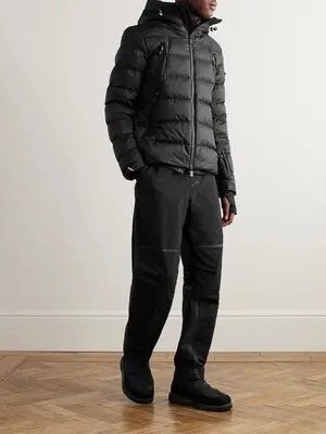 Moncler Camurac Logo-appliquéd Quilted Hooded Down Ski Jacket