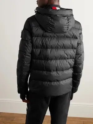 Moncler Camurac Logo-appliquéd Quilted Hooded Down Ski Jacket