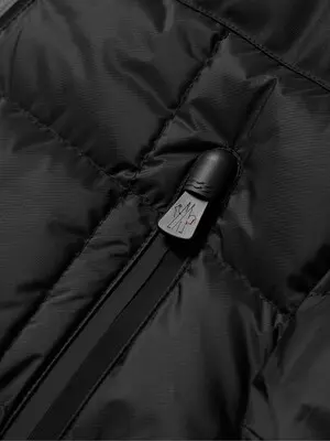 Moncler Camurac Logo-appliquéd Quilted Hooded Down Ski Jacket