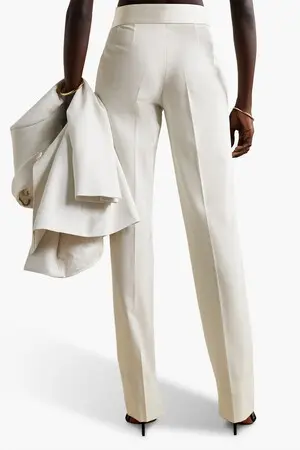 Stella McCartney Satintrimmed Twill Straight-leg Pants