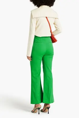 Victoria Beckham Stretchtwill Flared Pants