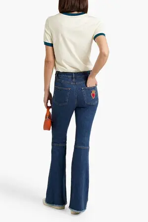 Dolce & Gabbana Appliquéd Flared Jeans
